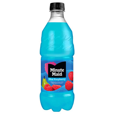 Minute Maid Blue Raspberry: A Twist of Raspberry and Blueberry ...