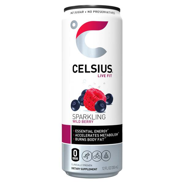 Celsius Sparking Wild Berry, 12 Oz Can - Beverage for You