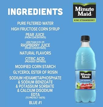 Minute Maid Blue Raspberry: A Twist of Raspberry and Blueberry ...