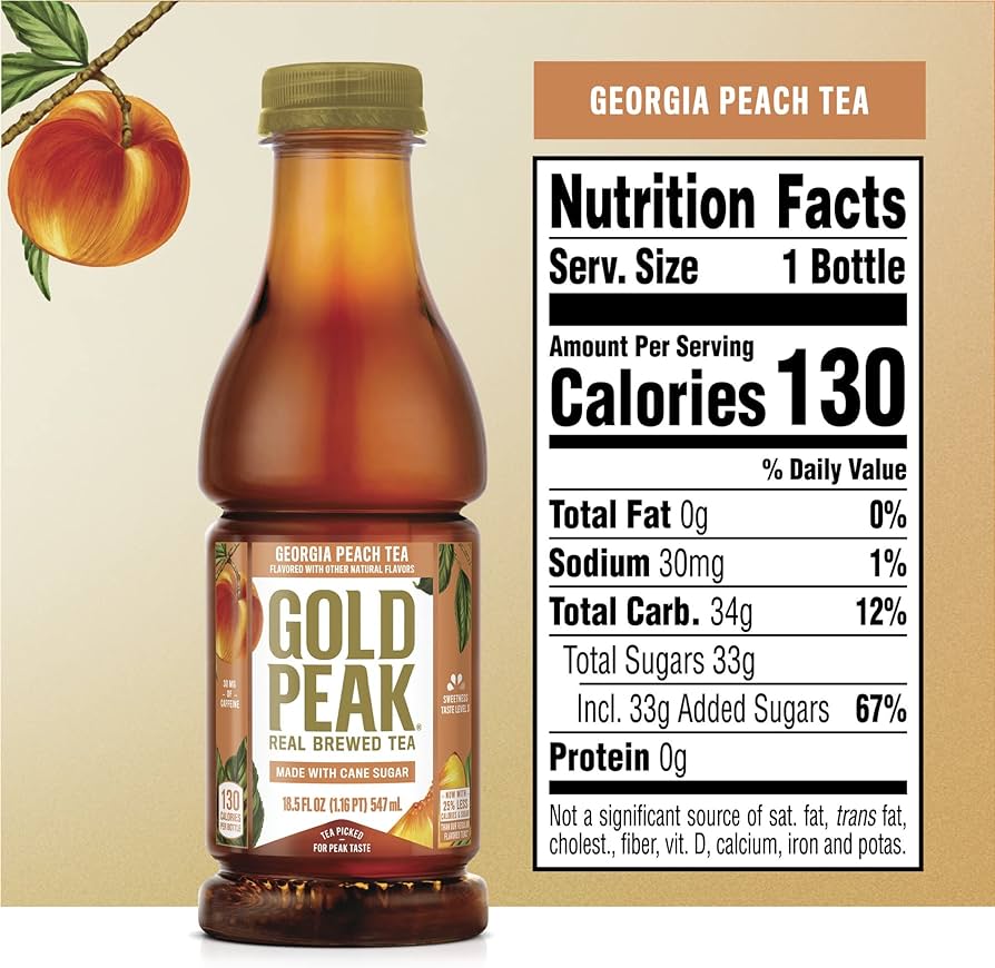 Sip on the Deliciousness of Gold Peak Georgia Peach Iced Tea