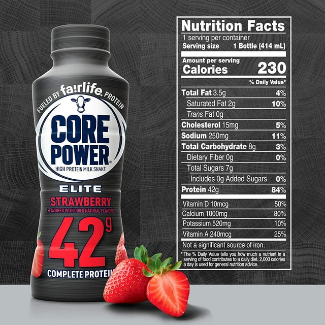 Fuel Your Body with Core Power Protein Strawberry Elite 42G - Beverage ...