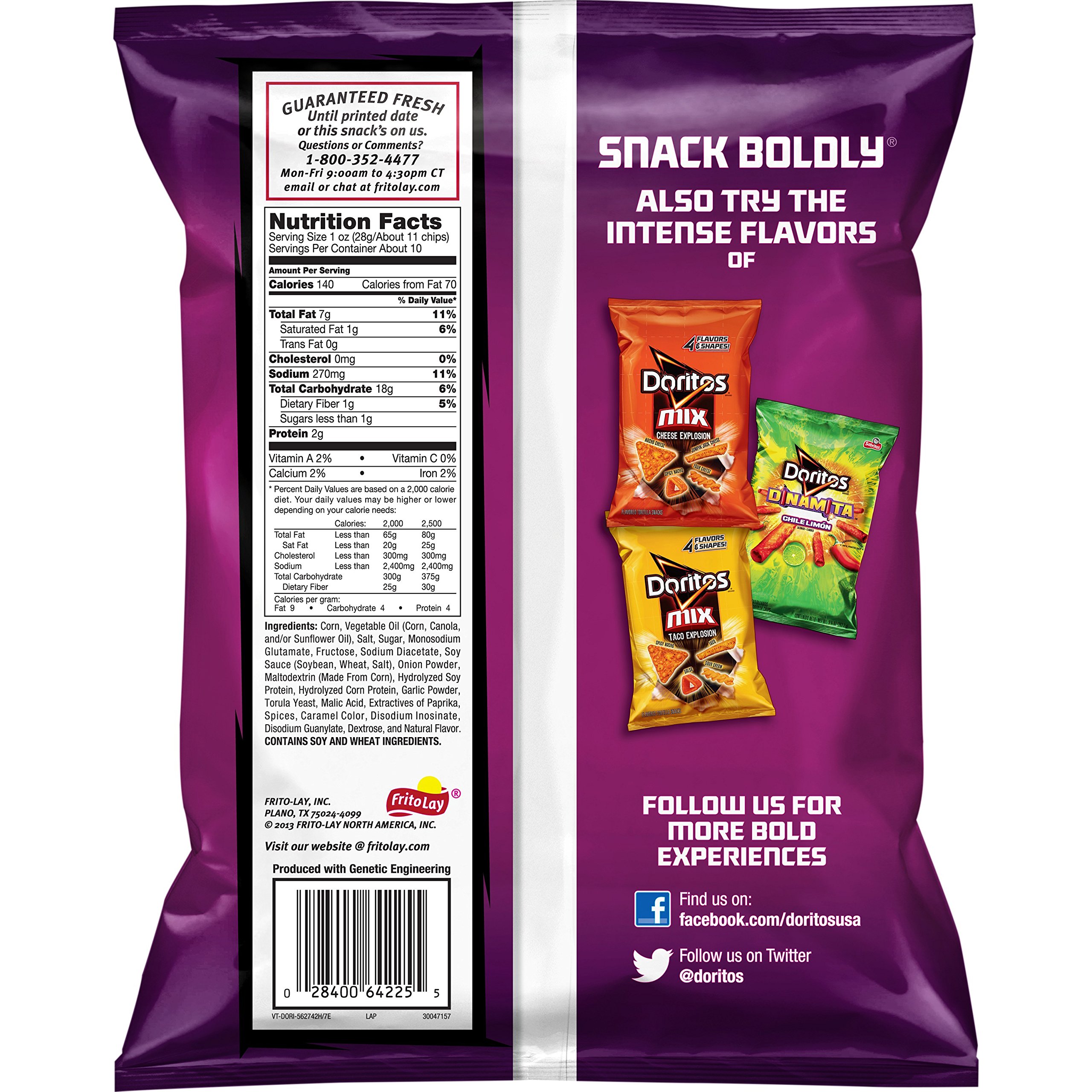 Doritos Spicy Sweet Chili Flavored Tortilla Chips - 64 Bag Pack ...